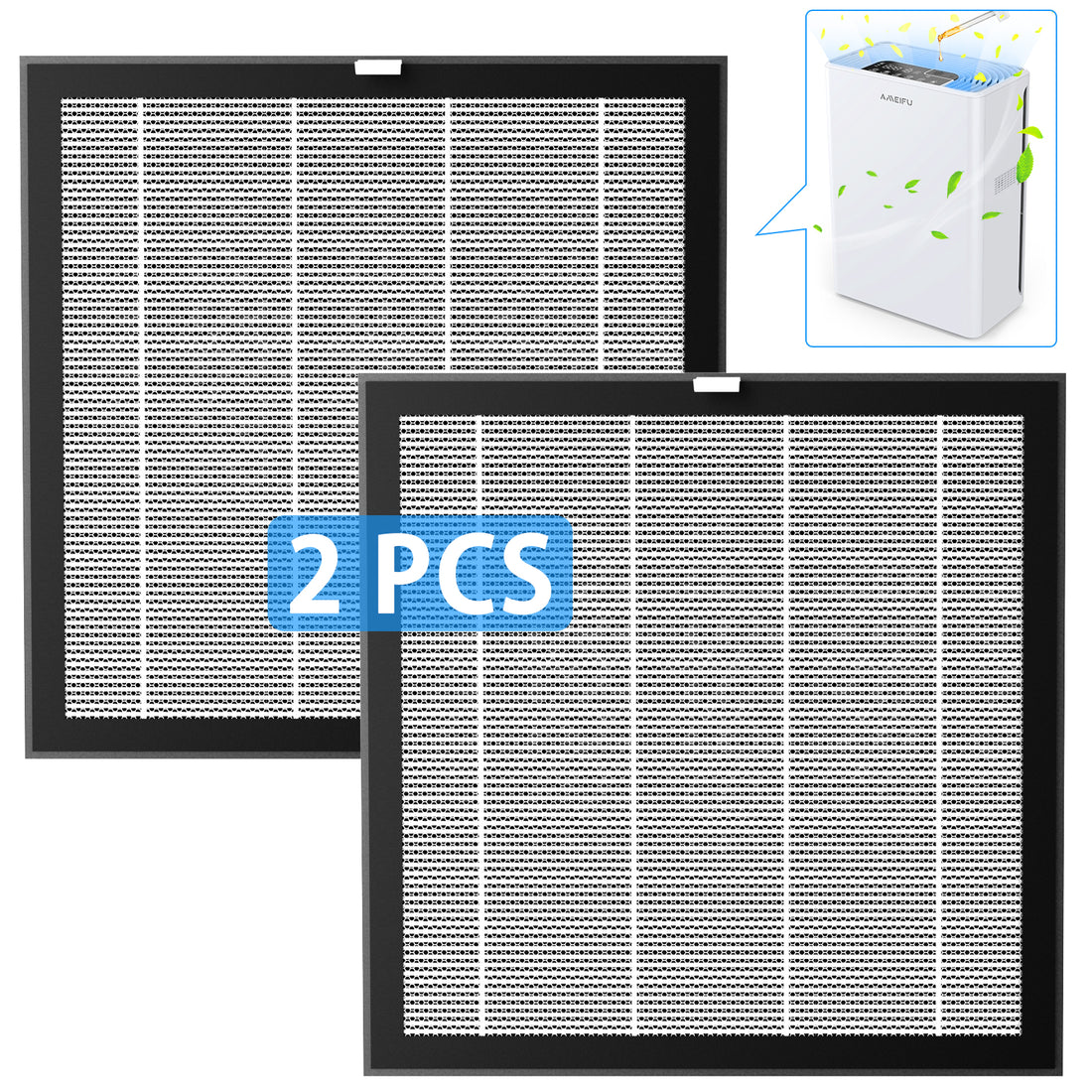AMEIFU Air Purifier Replacement Filter, H13 True HEPA Filter for AMEIF ...